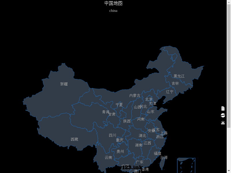 炫酷echarts省市区独立地图城市选择代码 Csdn博客